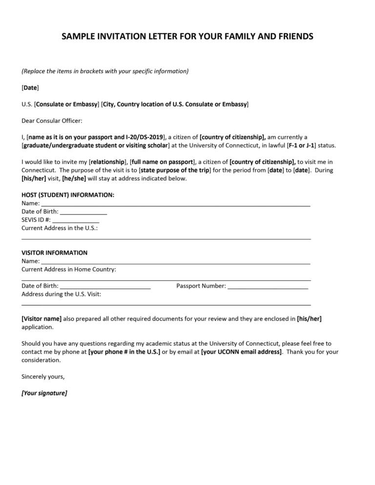 THIS is how to write a visa invitation letter [2024]