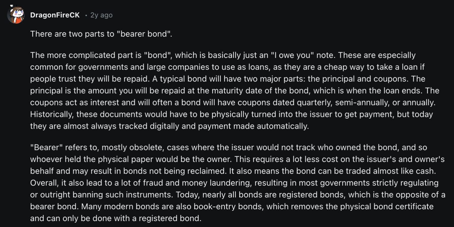COMPLETE guide to bearer bonds in the U.S. [2024]